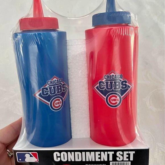 Kitchen | Chicago Cubs Mlb Condiment Set Tail Gate Party | Poshmark